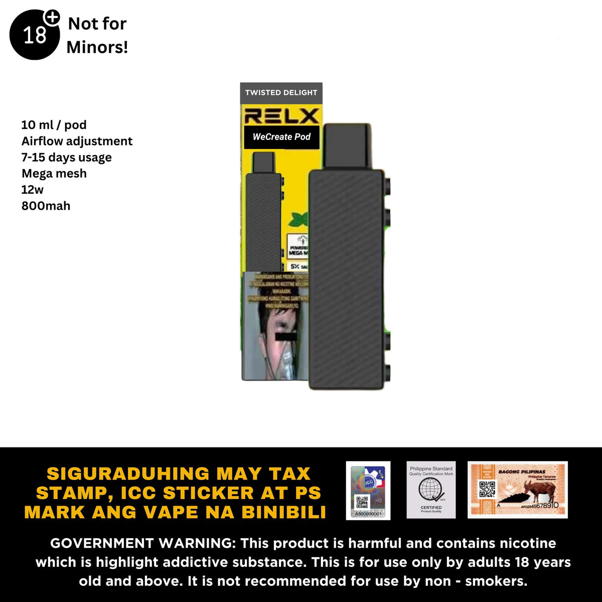 Relx WeCreate Pod – Alexa Philippines