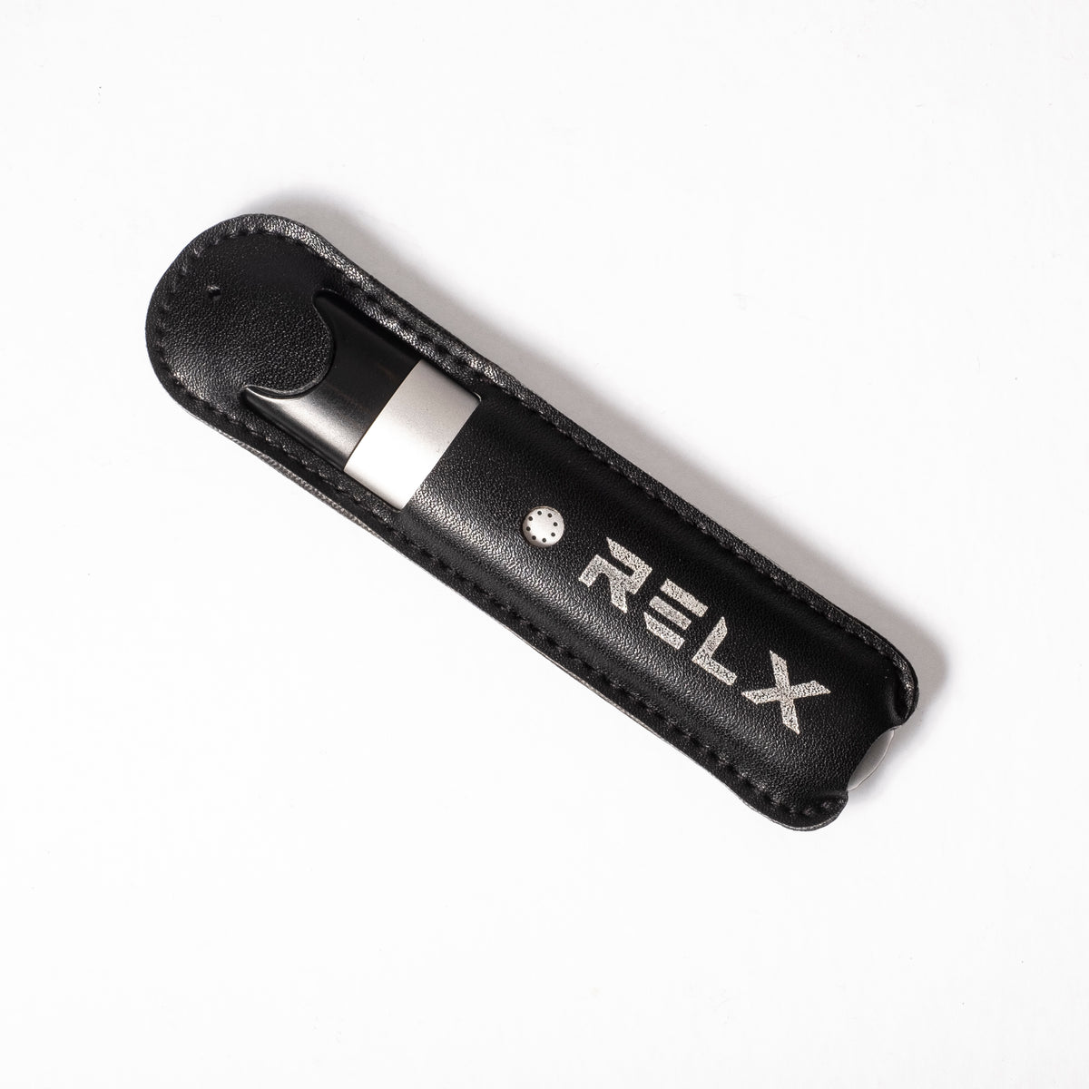 Relx Infinity - Black Leather Case with lanyard – Alexa Philippines